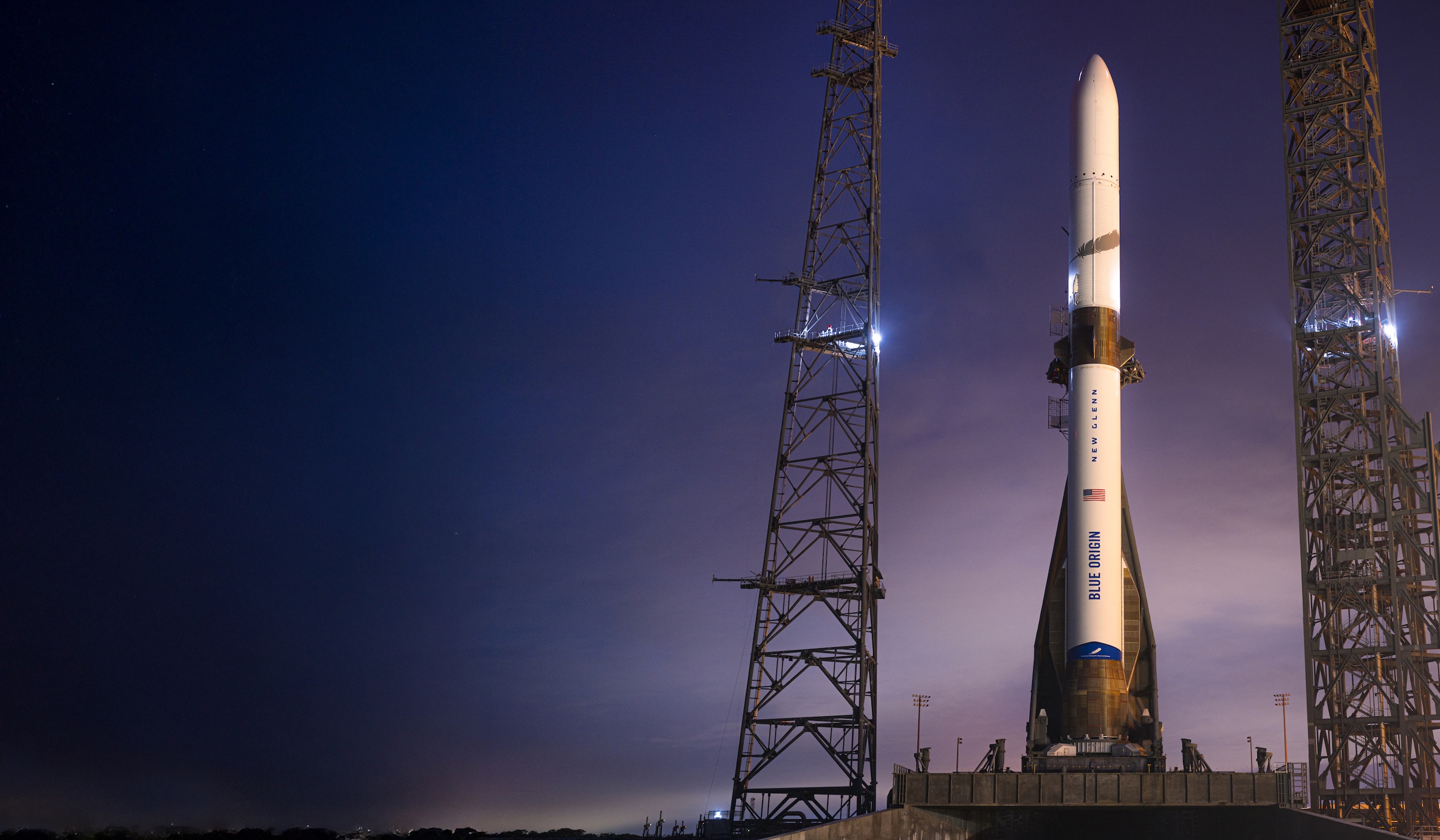 Glenn Logo Will Blue Origin's New Glenn Rocket Launch For The First